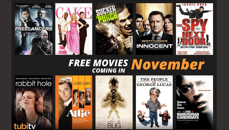 Tubi TV’s Full List of November Movies & TV Arrivals - TubiTV Corporate